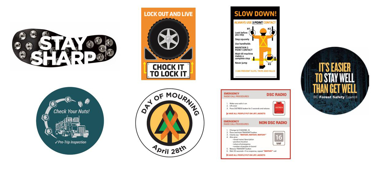 Industry Stickers – The BC Forest Safety Council