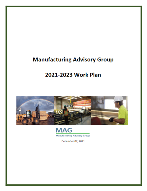 Manufacturing Advisory Group (MAG) – BC Forest Safety Council