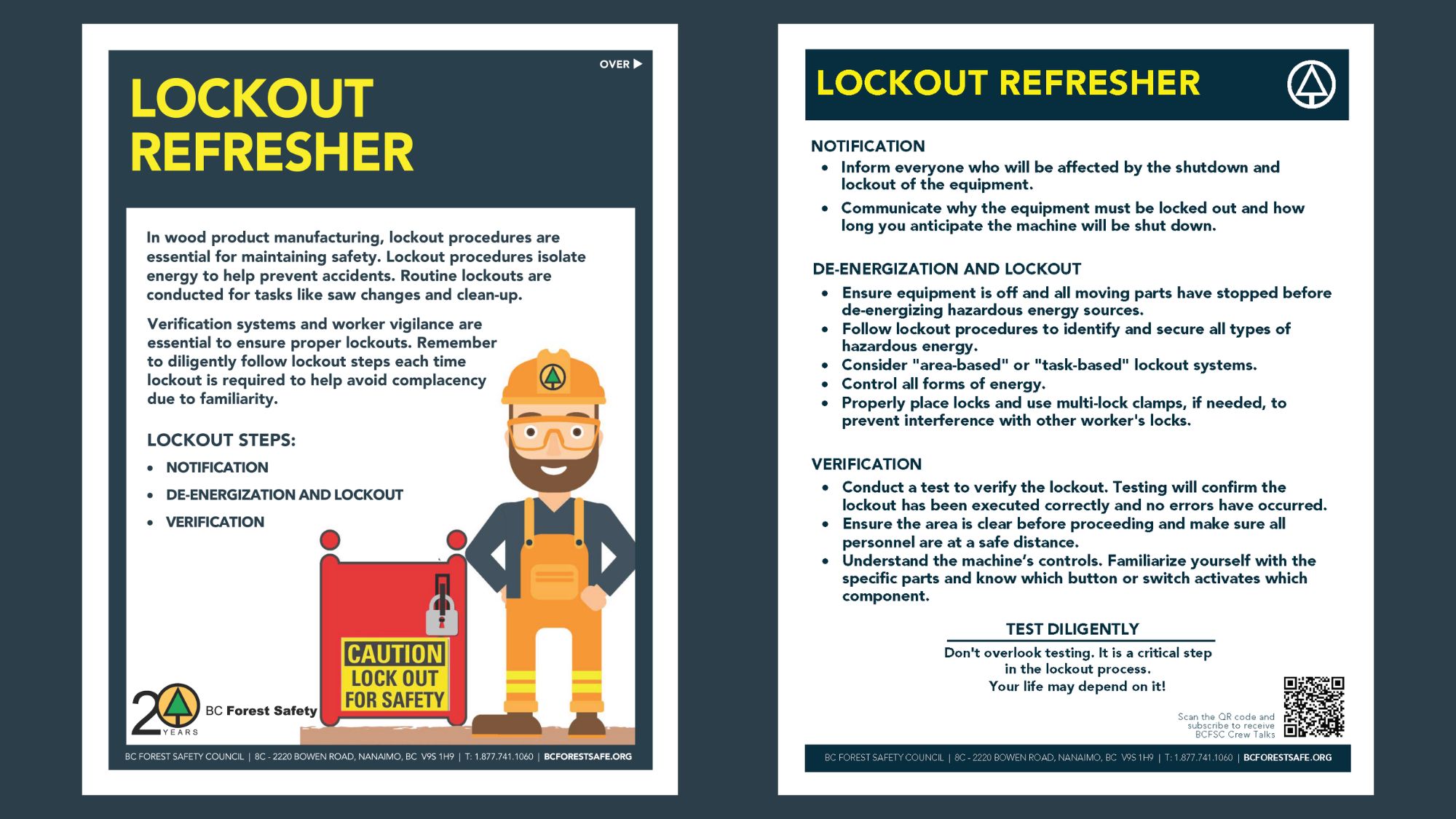 BCFSC Crew Talk Archive – The BC Forest Safety Council