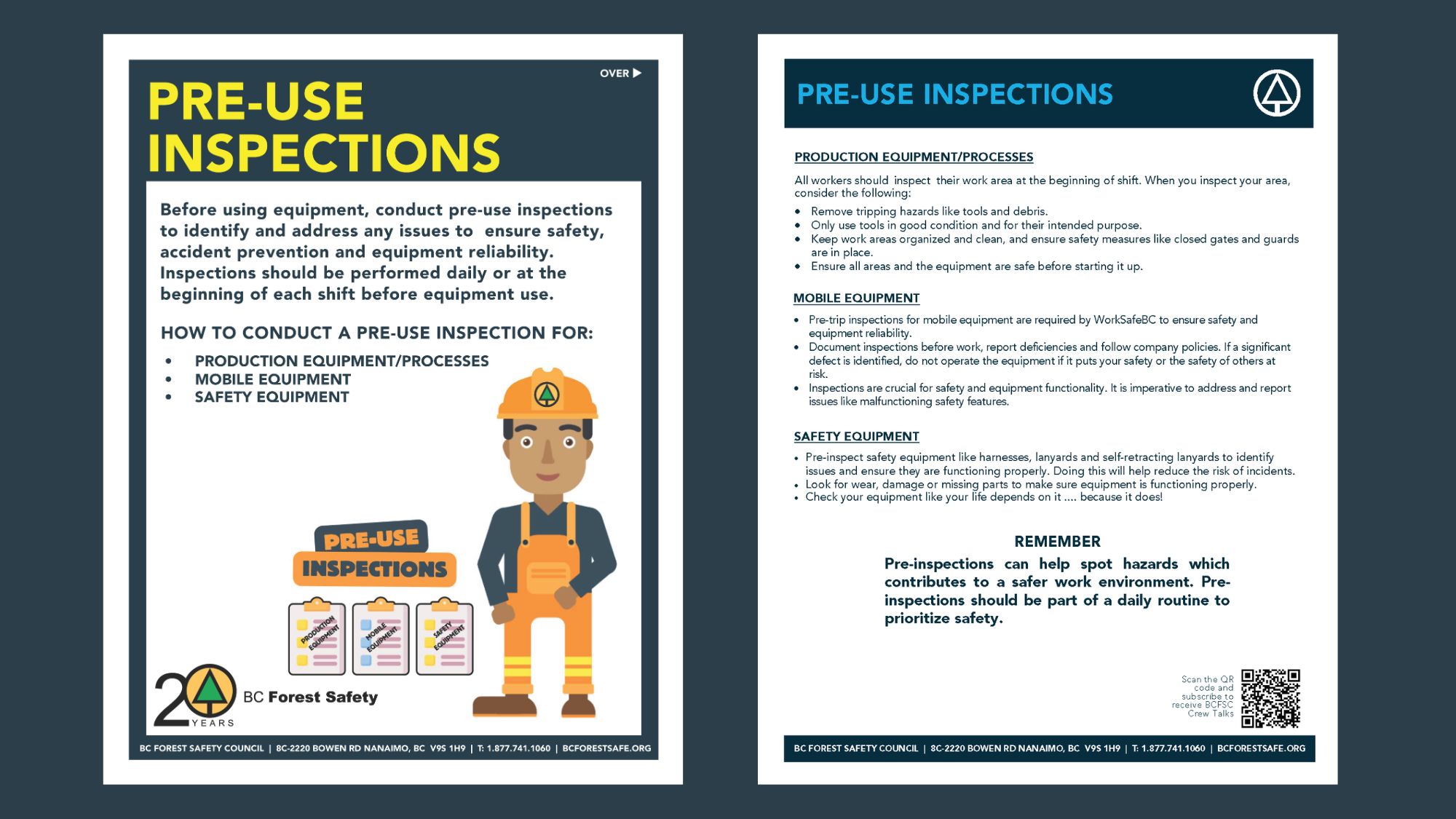 BCFSC Crew Talk Archive – The BC Forest Safety Council