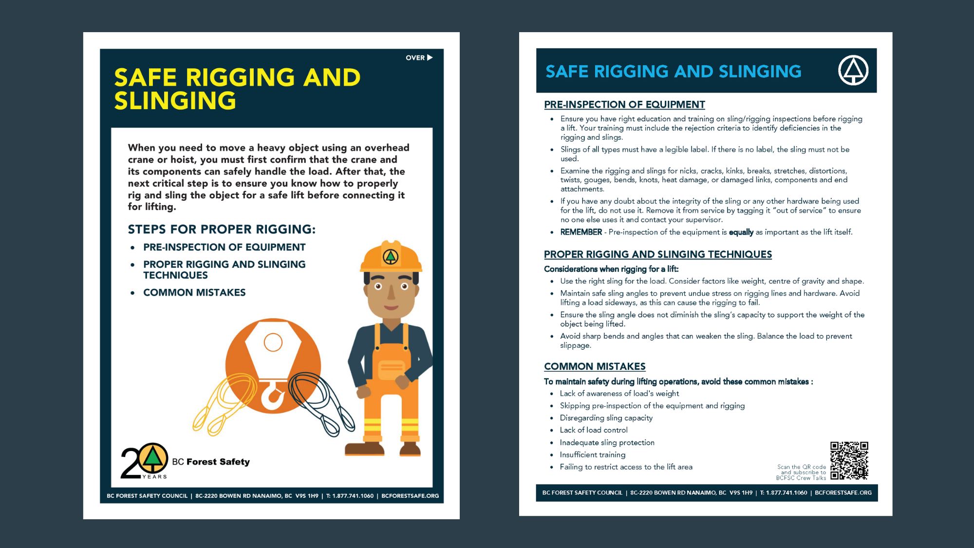 BCFSC Crew Talk Archive – The BC Forest Safety Council