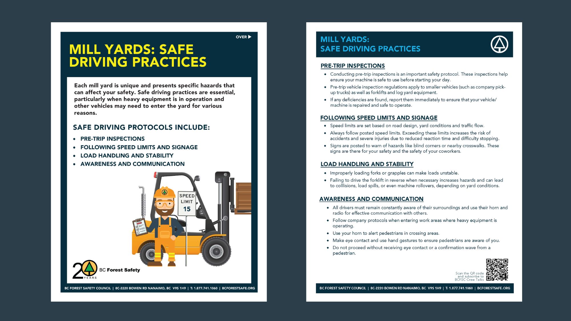 BCFSC Crew Talk Archive – The BC Forest Safety Council